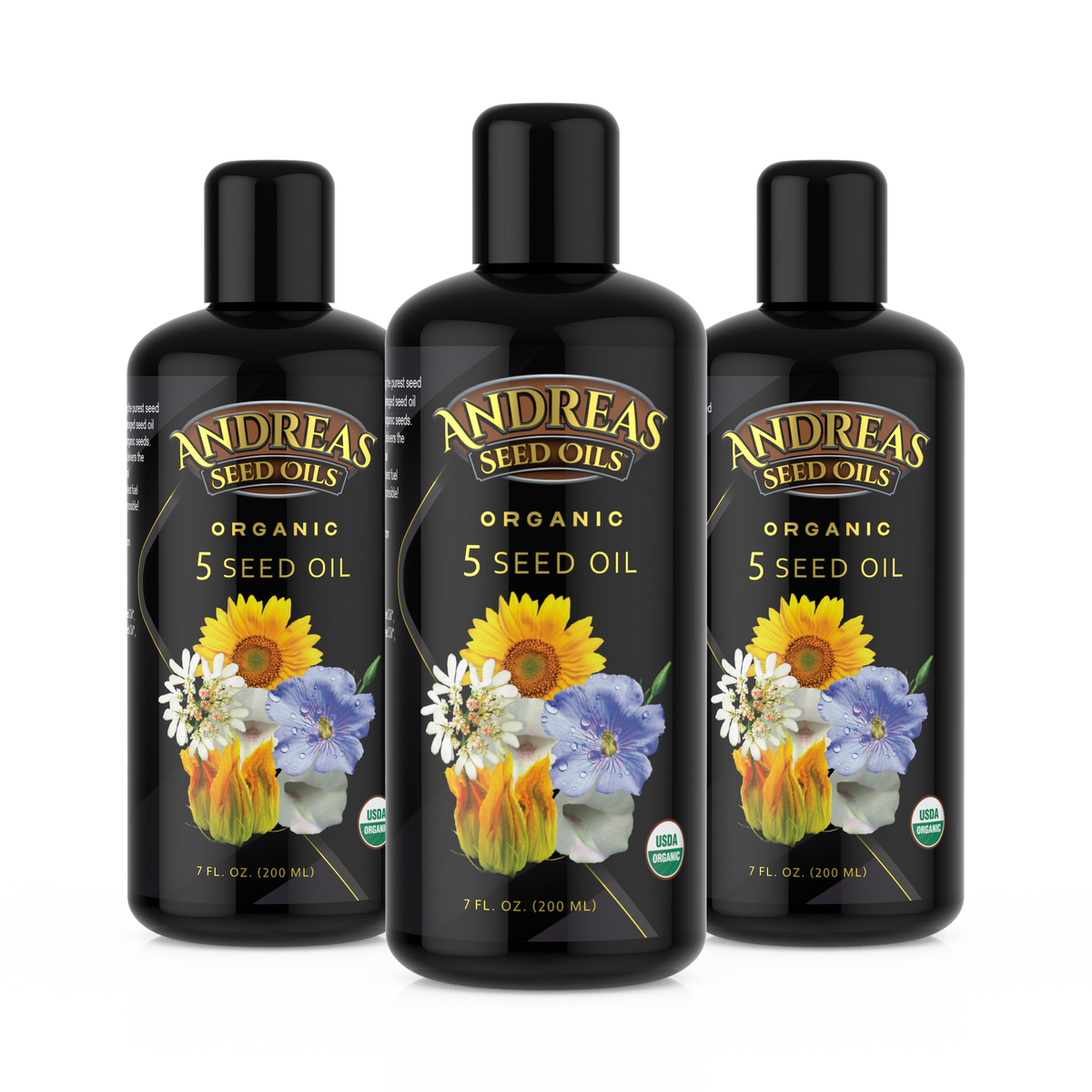 Organic 5 Seed Blend | Seed Oil | Cold Pressed Organic Non GMO seeds ...